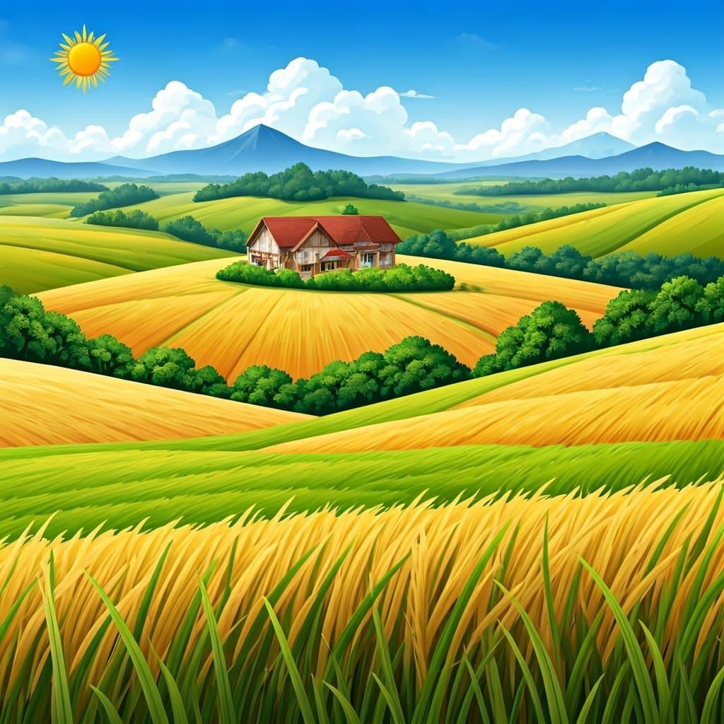 Pampanga is about the Rice - Rice Field in Pampanga: An AI I...