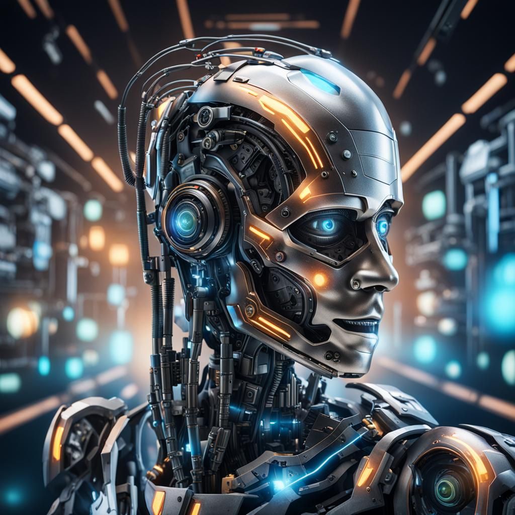 "Technological Renaissance: A Vision of the Future" - AI Generated Artwork - NightCafe Creator