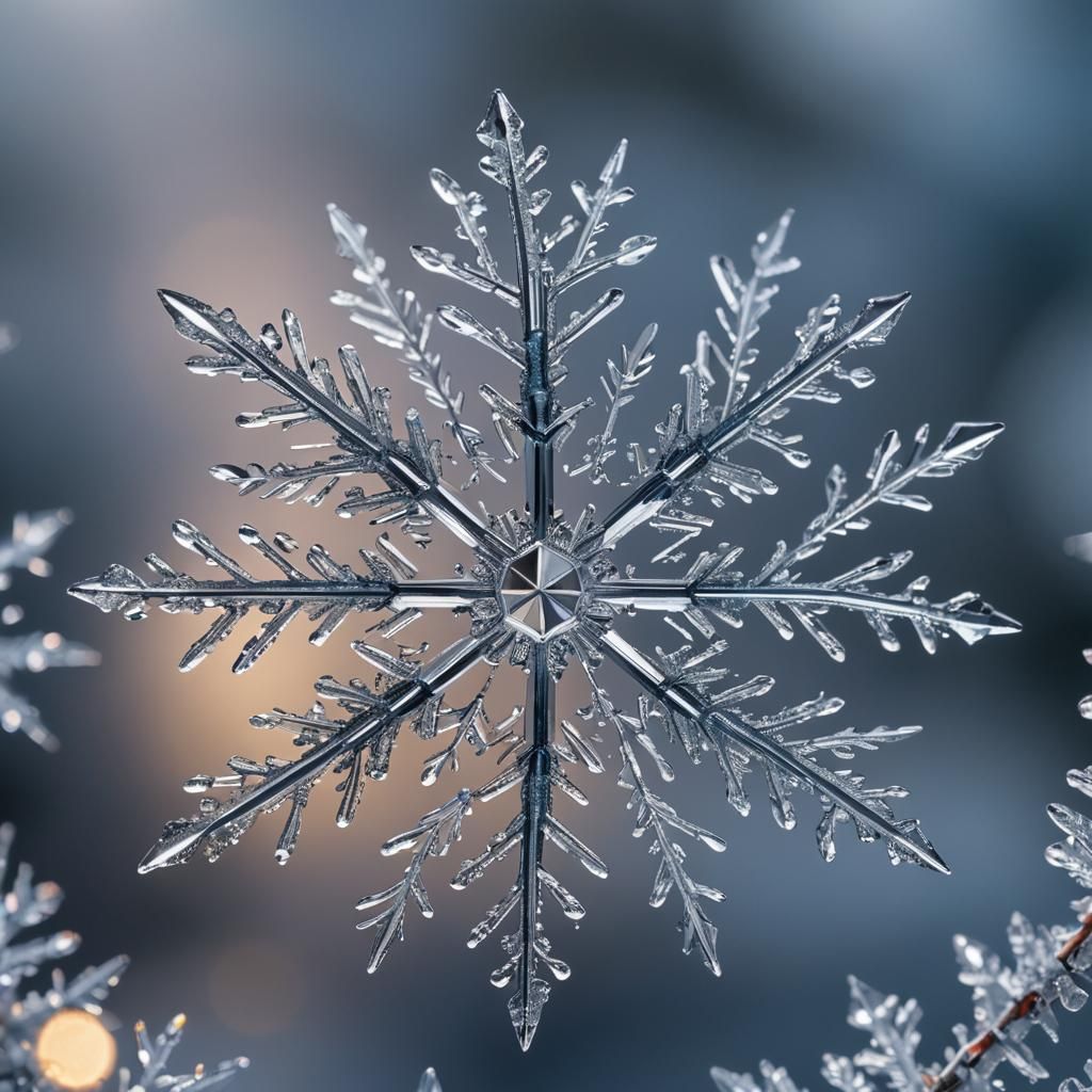 Snowflake - AI Generated Artwork - NightCafe Creator