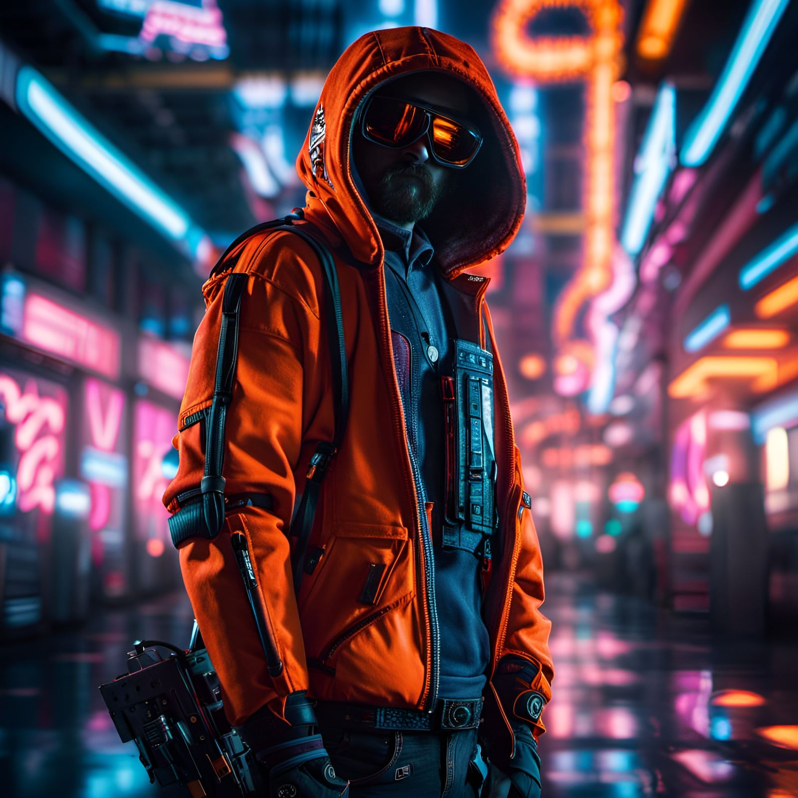 Cyberpunk Kenny McCormick - AI Generated Artwork - NightCafe Creator