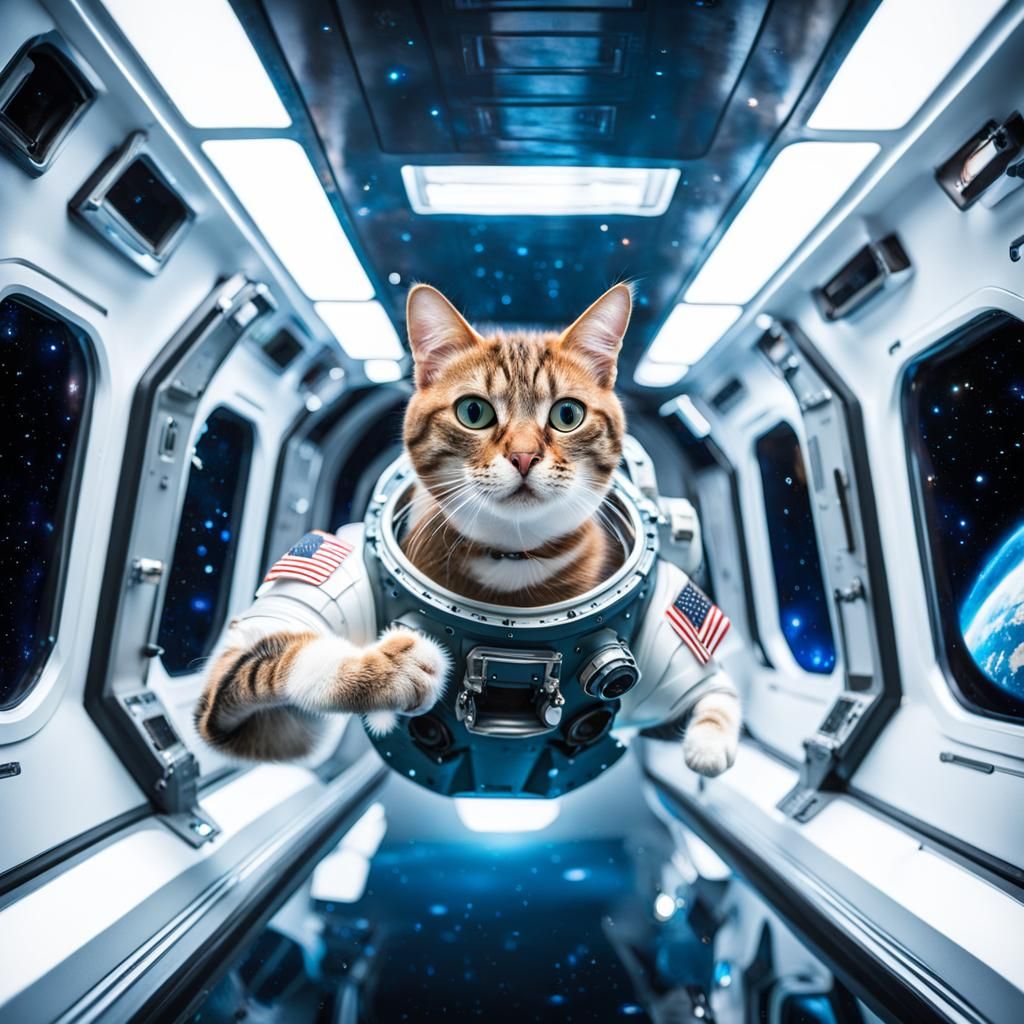 Catstronaut - AI Generated Artwork - NightCafe Creator