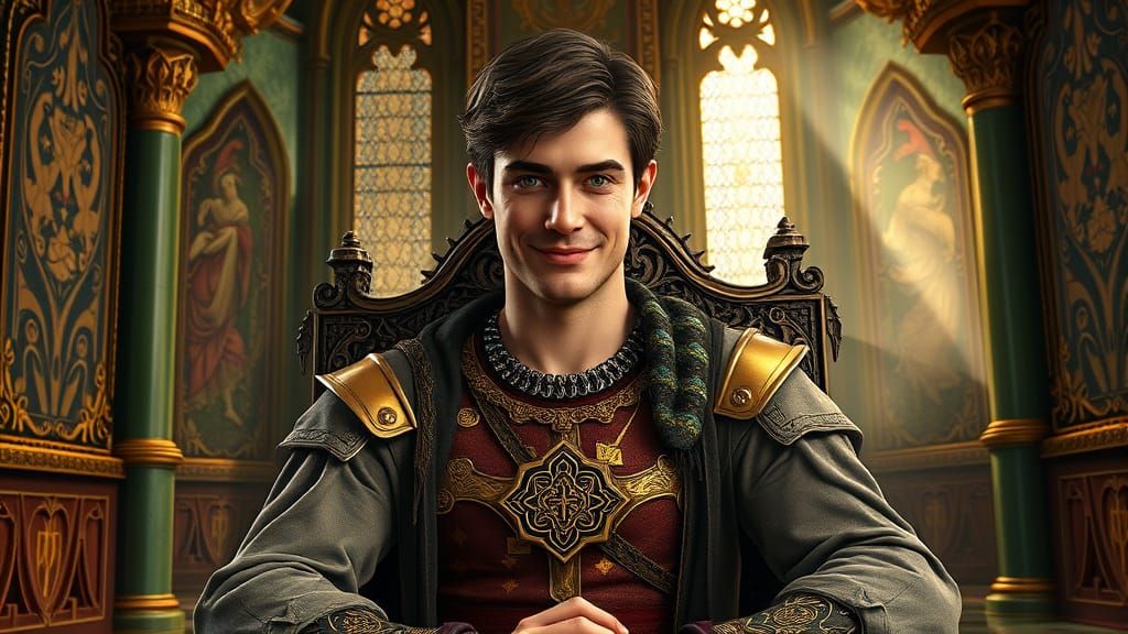 Prince Jeremy is a proud father - Regal Prince Sits Majesti...