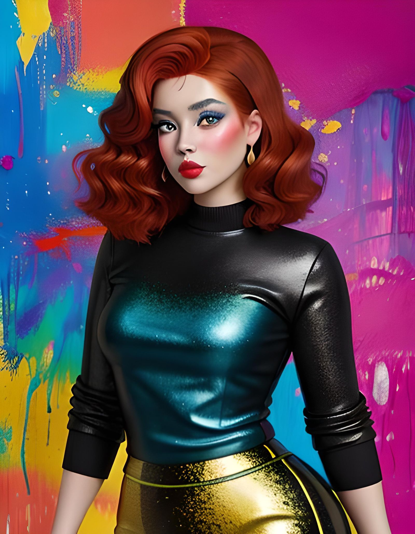 Sassy Lass - AI Generated Artwork - NightCafe Creator