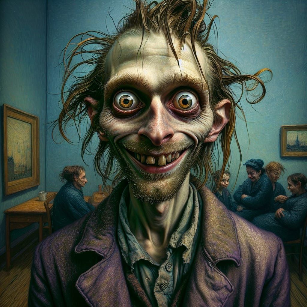 the definition of creepy - AI Generated Artwork - NightCafe Creator