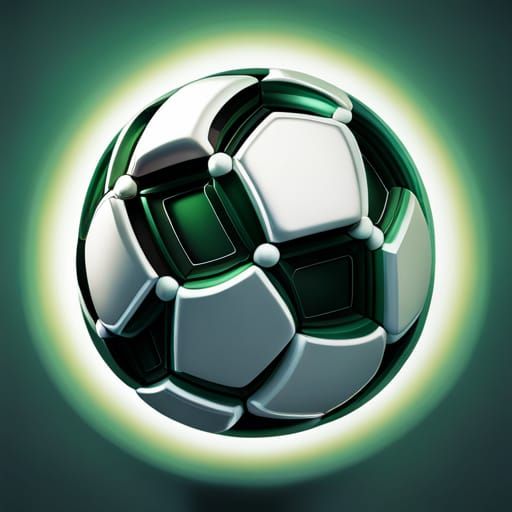 Football ball with unexpected geometry. - AI Generated Artwork ...
