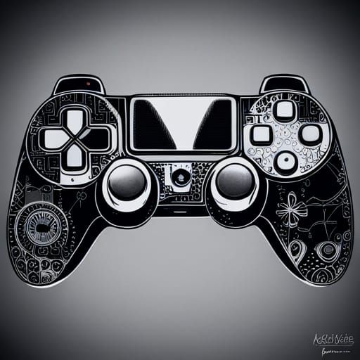 Playstation Controller - AI Generated Artwork - NightCafe Creator