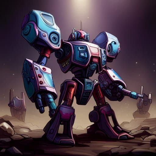 Portrait of a mech - AI Generated Artwork - NightCafe Creator