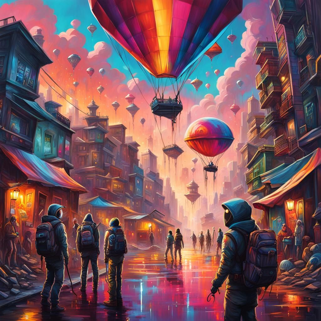 Otherworldly Metropolis - featuring the Shue People - AI Generated ...