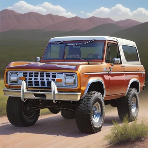ford bronco 1979 - AI Generated Artwork - NightCafe Creator