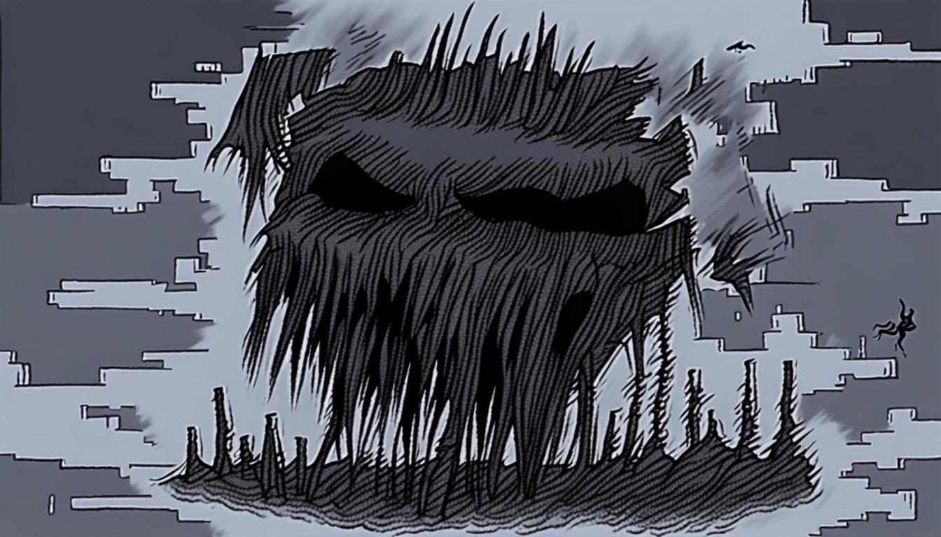 glitch hacking tv creatures from hell - AI Generated Artwork ...