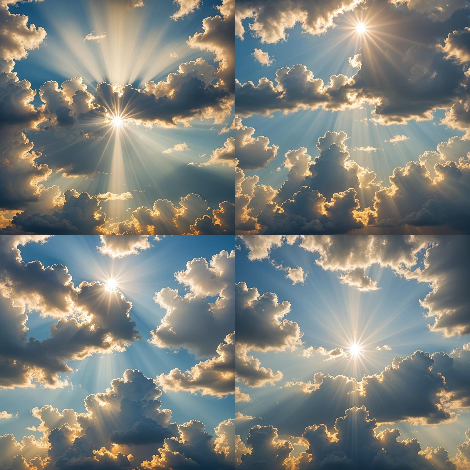 heavenly sunshine beams divine bright soft focus holy in the clouds ...