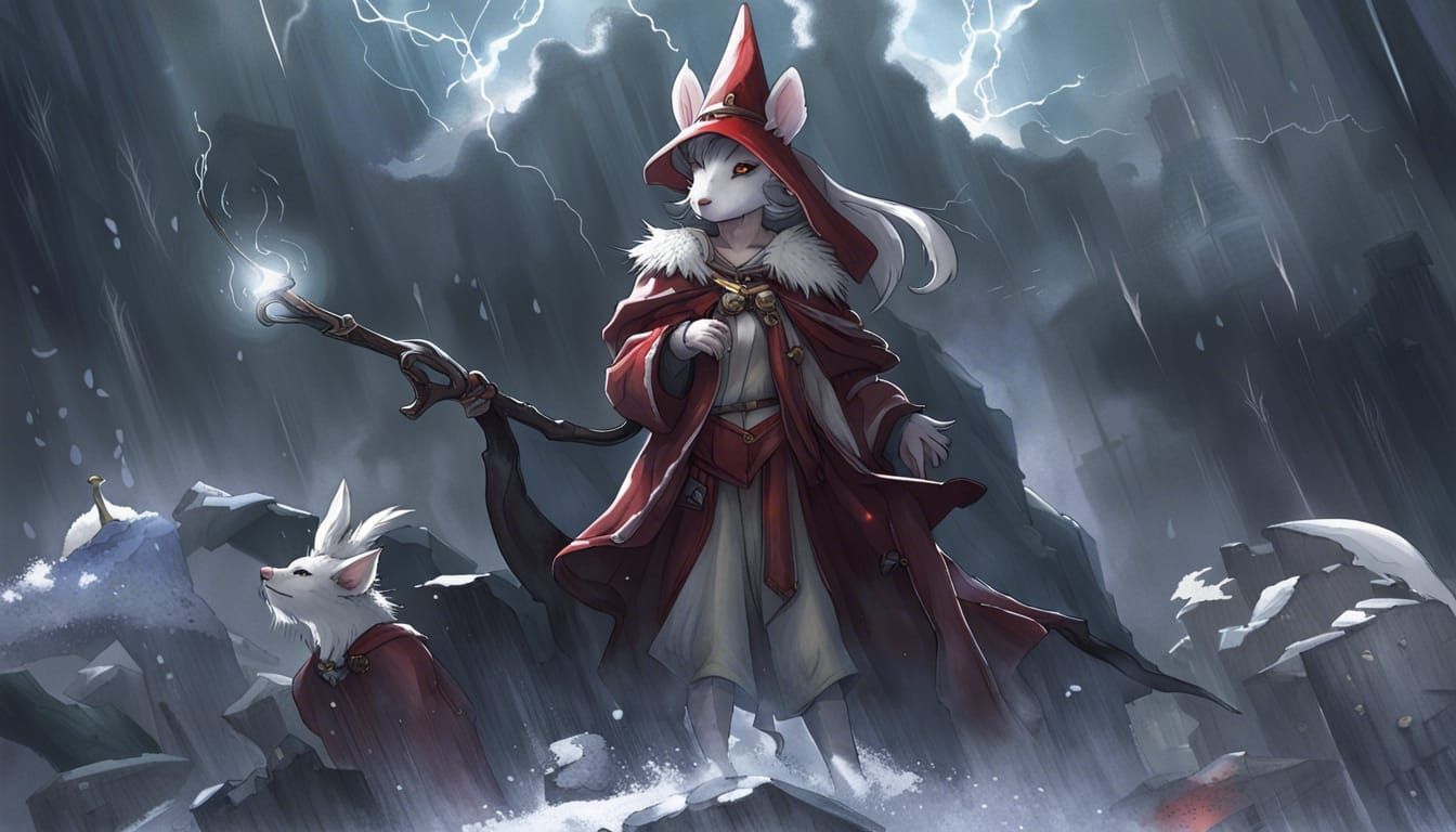 Rat Mage - AI Generated Artwork - NightCafe Creator