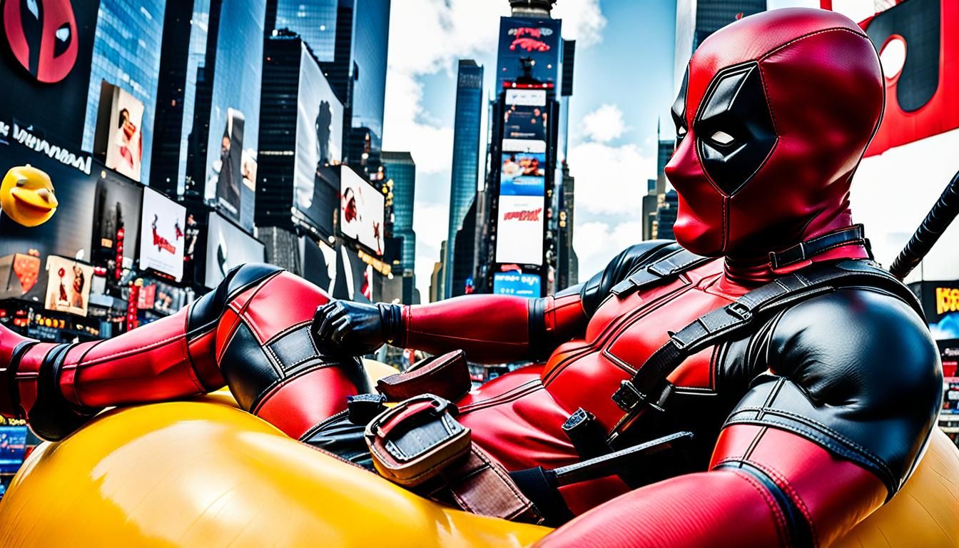 Deadpool’s Inflatable Interlude 3 - AI Generated Artwork - NightCafe Creator