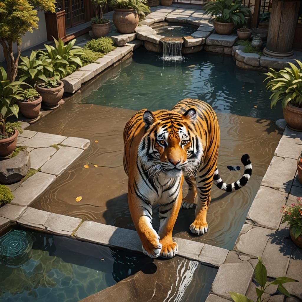 tiger - AI Generated Artwork - NightCafe Creator