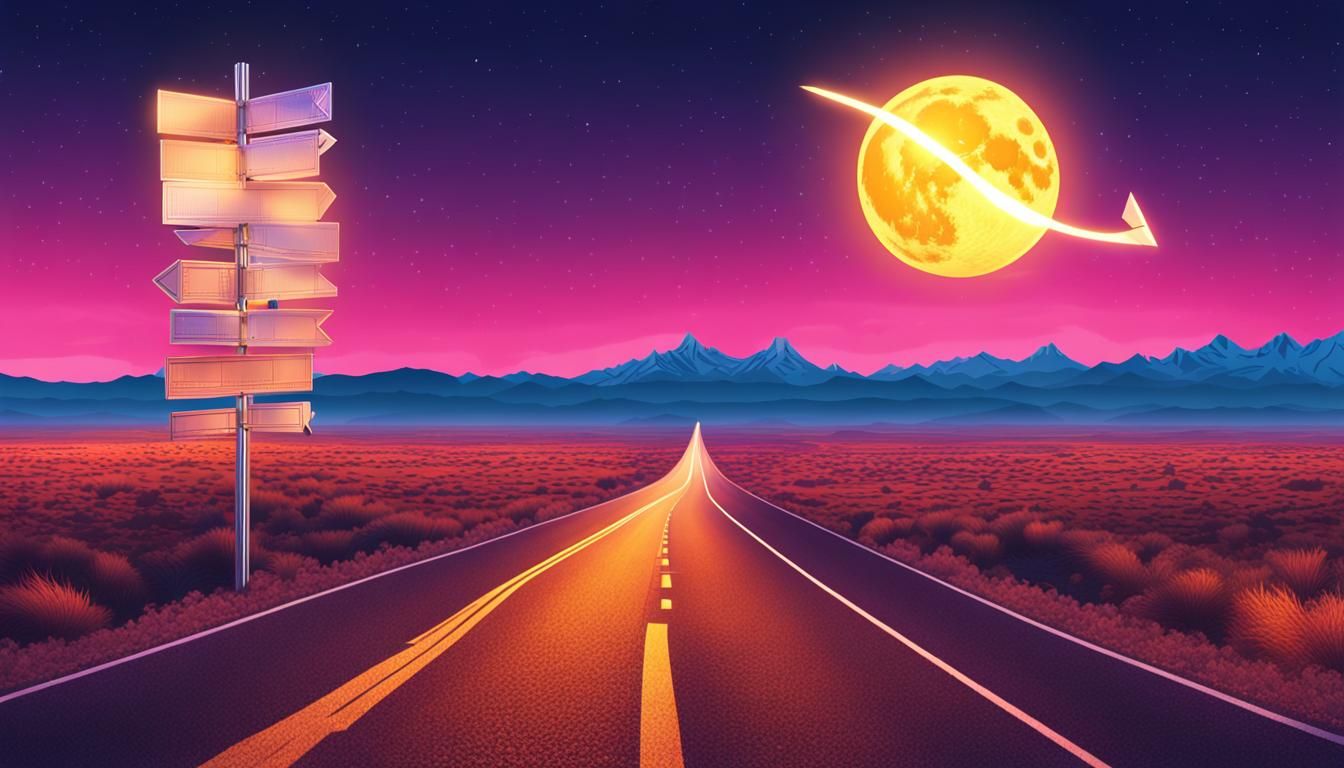 Signposts on the road to success - AI Generated Artwork - NightCafe Creator
