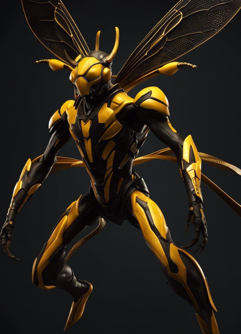 Wasp Man V2 - AI Generated Artwork - NightCafe Creator