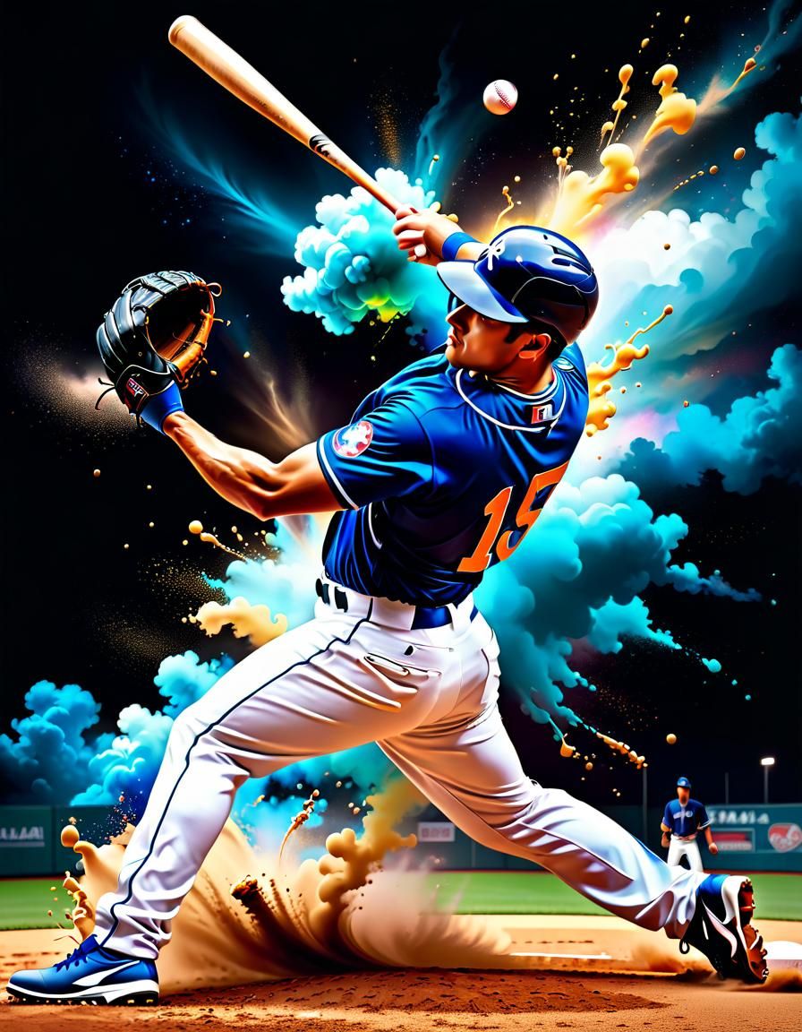 Baseball Player - AI Generated Artwork - NightCafe Creator