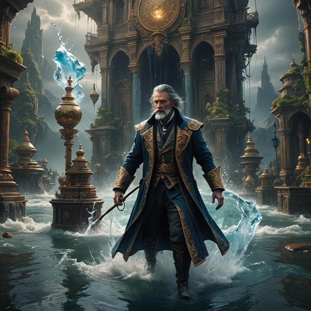 Water magician - AI Generated Artwork - NightCafe Creator