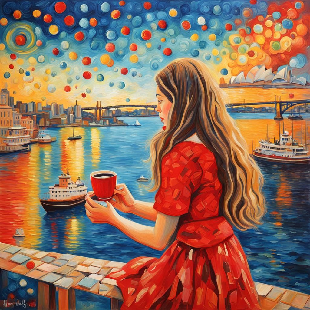 a pretty lady with long hair wearing a red dress eating chocolate bon ...