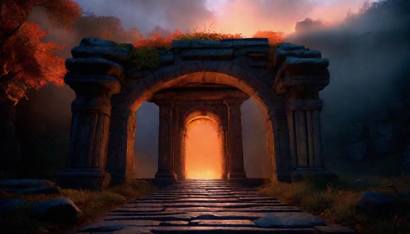 Epic Entrance - AI Generated Artwork - NightCafe Creator