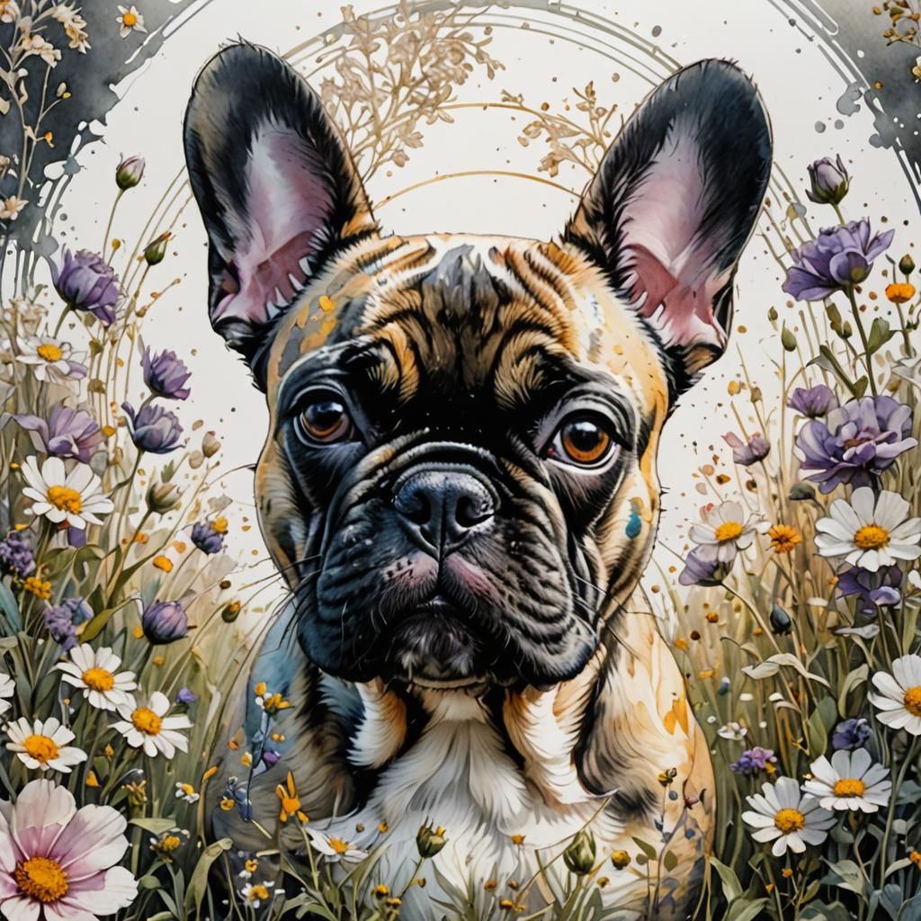 frenchie - AI Generated Artwork - NightCafe Creator