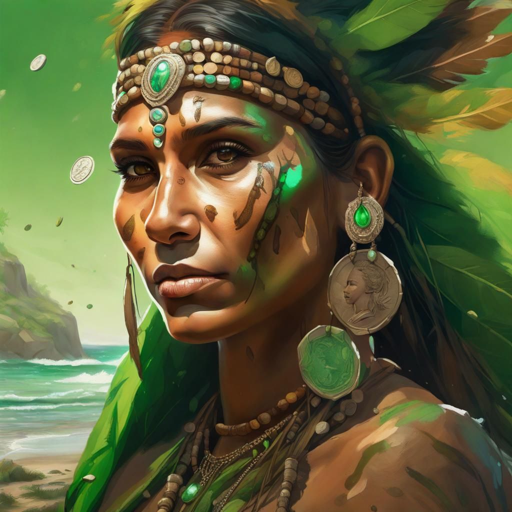 Spring Earth Shaman - AI Generated Artwork - NightCafe Creator