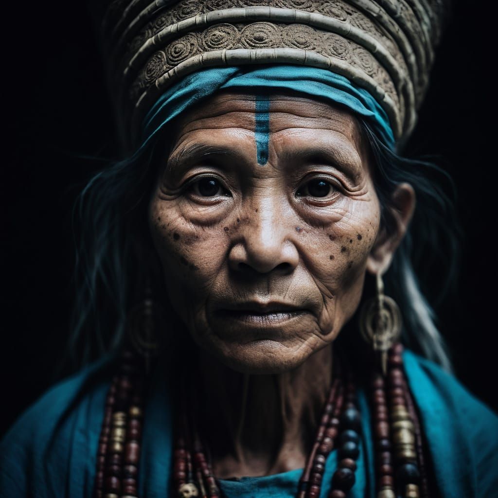 buddhist alien shaman woman - Enigmatic Buddhist Alien Sham...