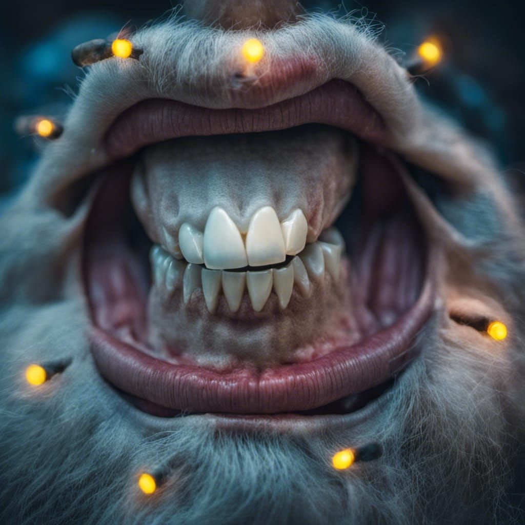 Crazy Teeth - AI Generated Artwork - NightCafe Creator