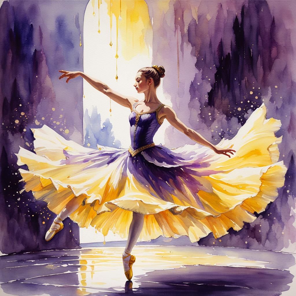 Colorful ballet - AI Generated Artwork - NightCafe Creator