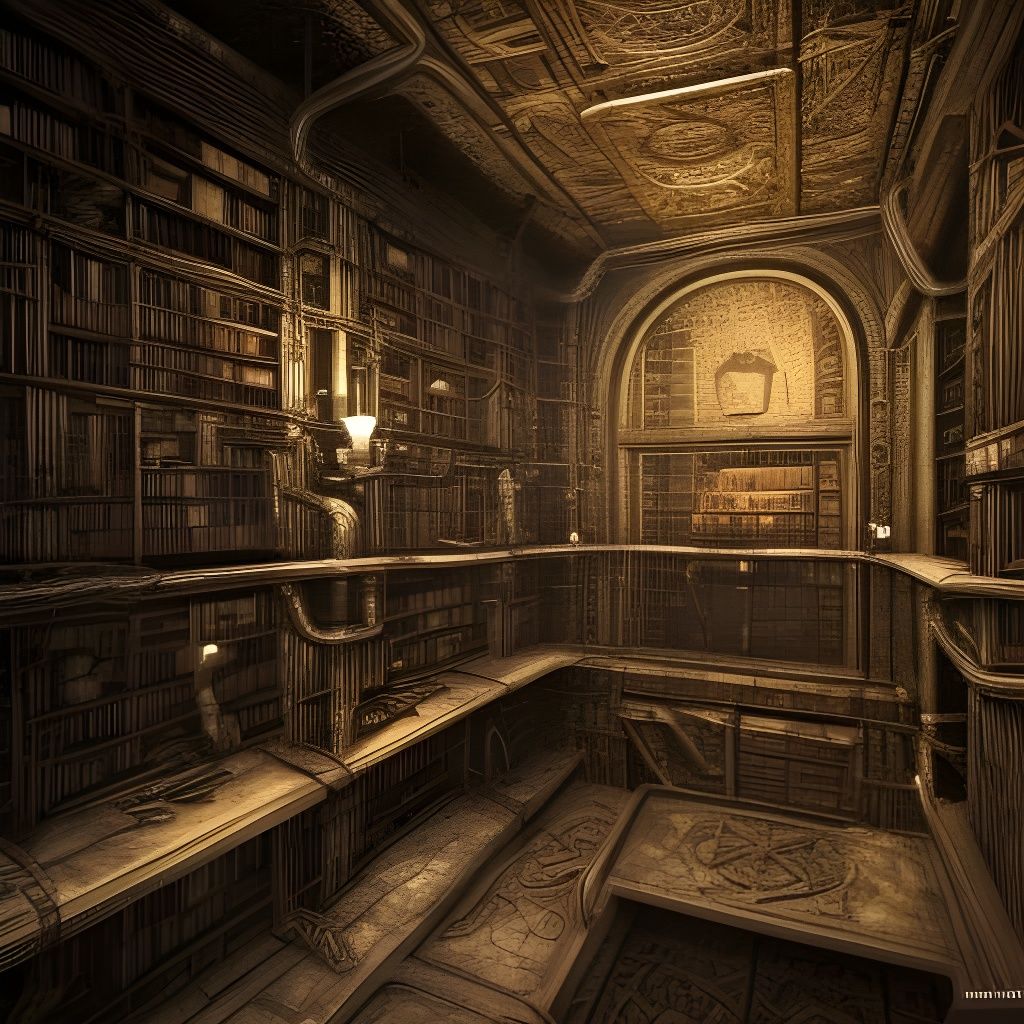 A Private Room of Knowledge - AI Generated Artwork - NightCafe Creator