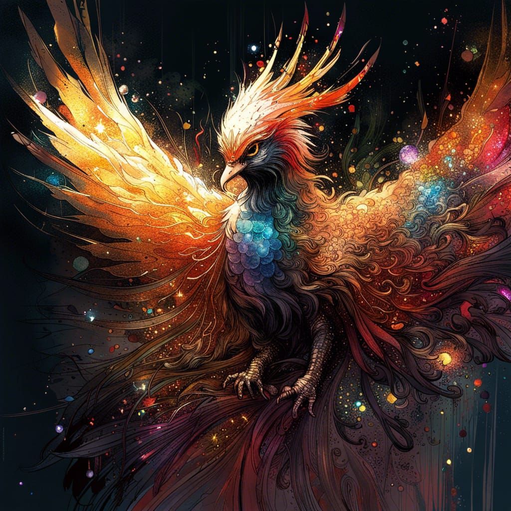 Phoenix - AI Generated Artwork - NightCafe Creator