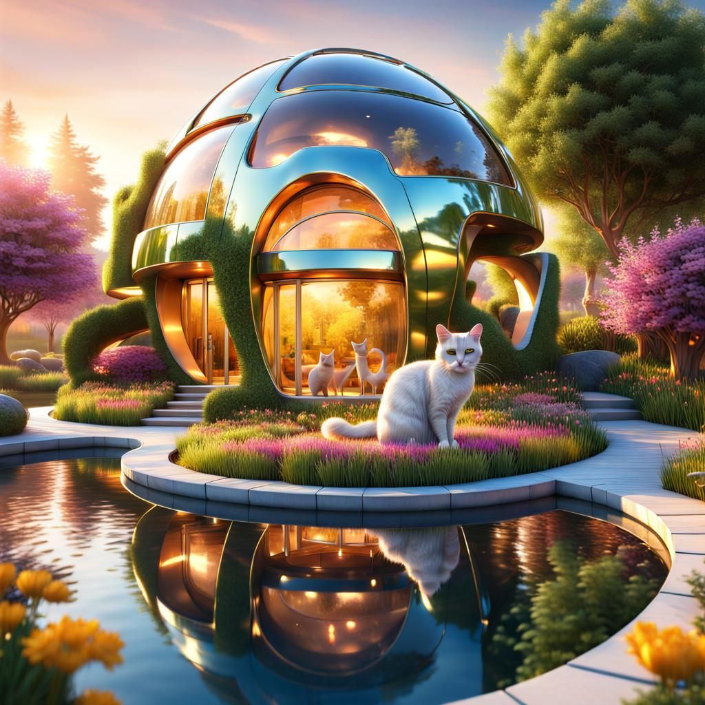 The Cat House - AI Generated Artwork - NightCafe Creator