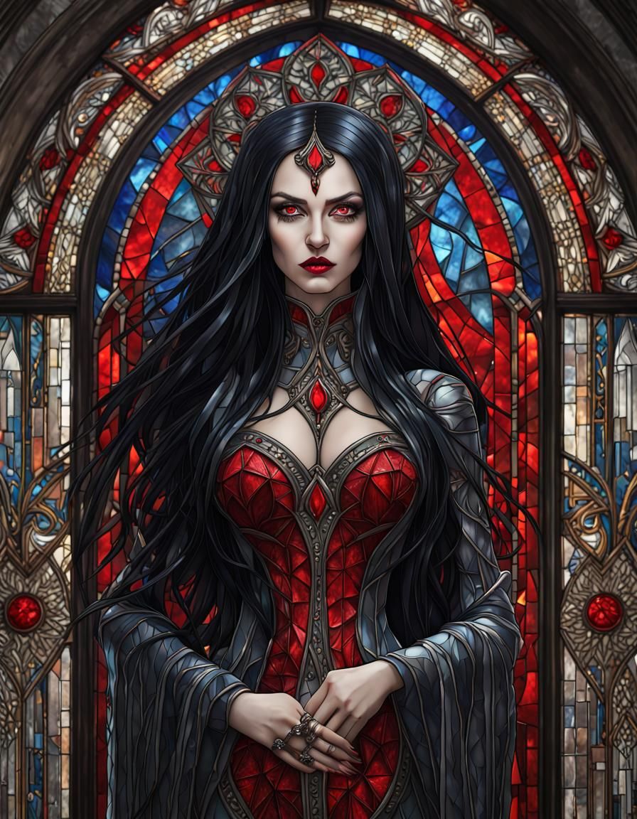 Sinister gothic Goddess - AI Generated Artwork - NightCafe Creator