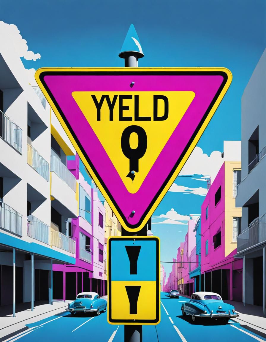 street sign - AI Generated Artwork - NightCafe Creator