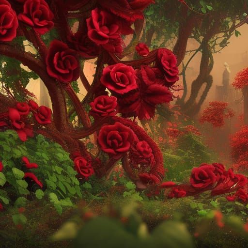 Roses - AI Generated Artwork - NightCafe Creator