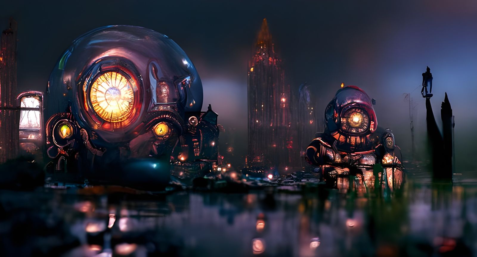 Dreams of Rapture - AI Generated Artwork - NightCafe Creator