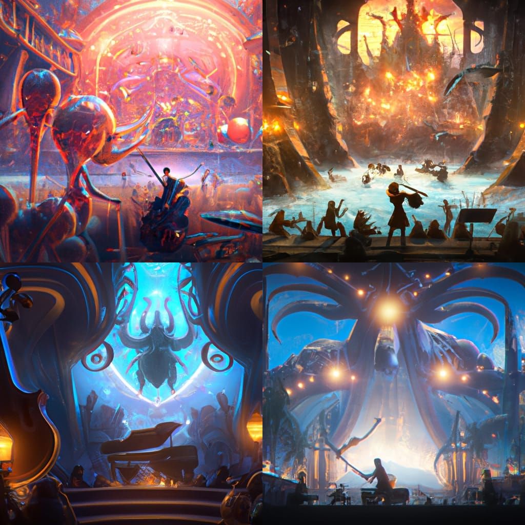 orchestra concert - AI Generated Artwork - NightCafe Creator