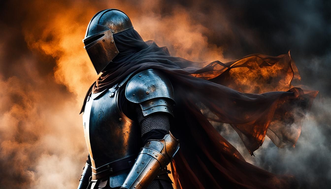 Ghostly knight - AI Generated Artwork - NightCafe Creator