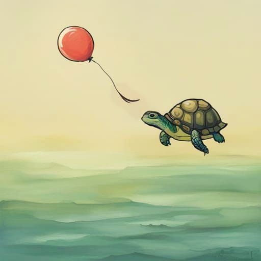 Floating friends - AI Generated Artwork - NightCafe Creator