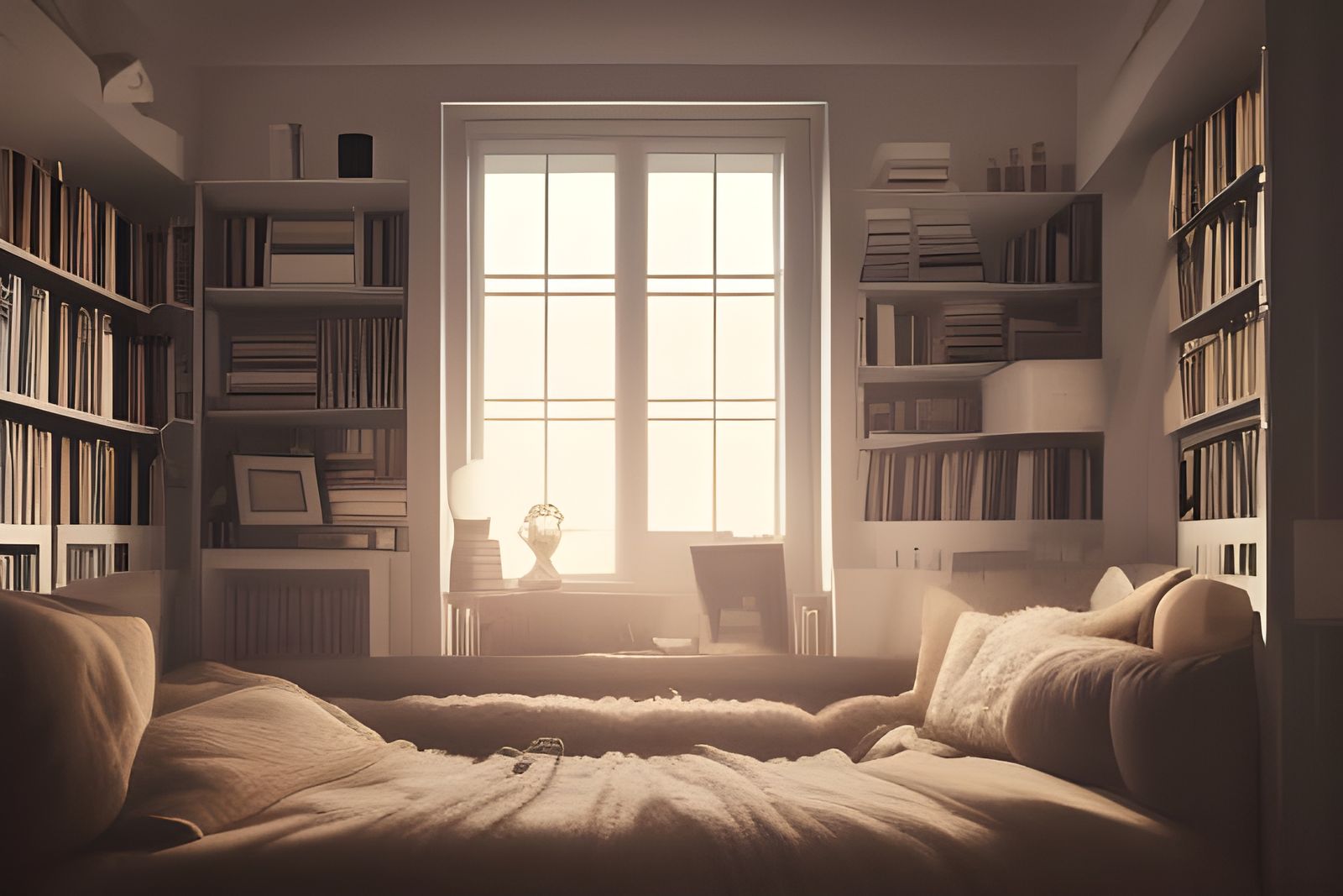 Cozy Reading Nook. - AI Generated Artwork - NightCafe Creator