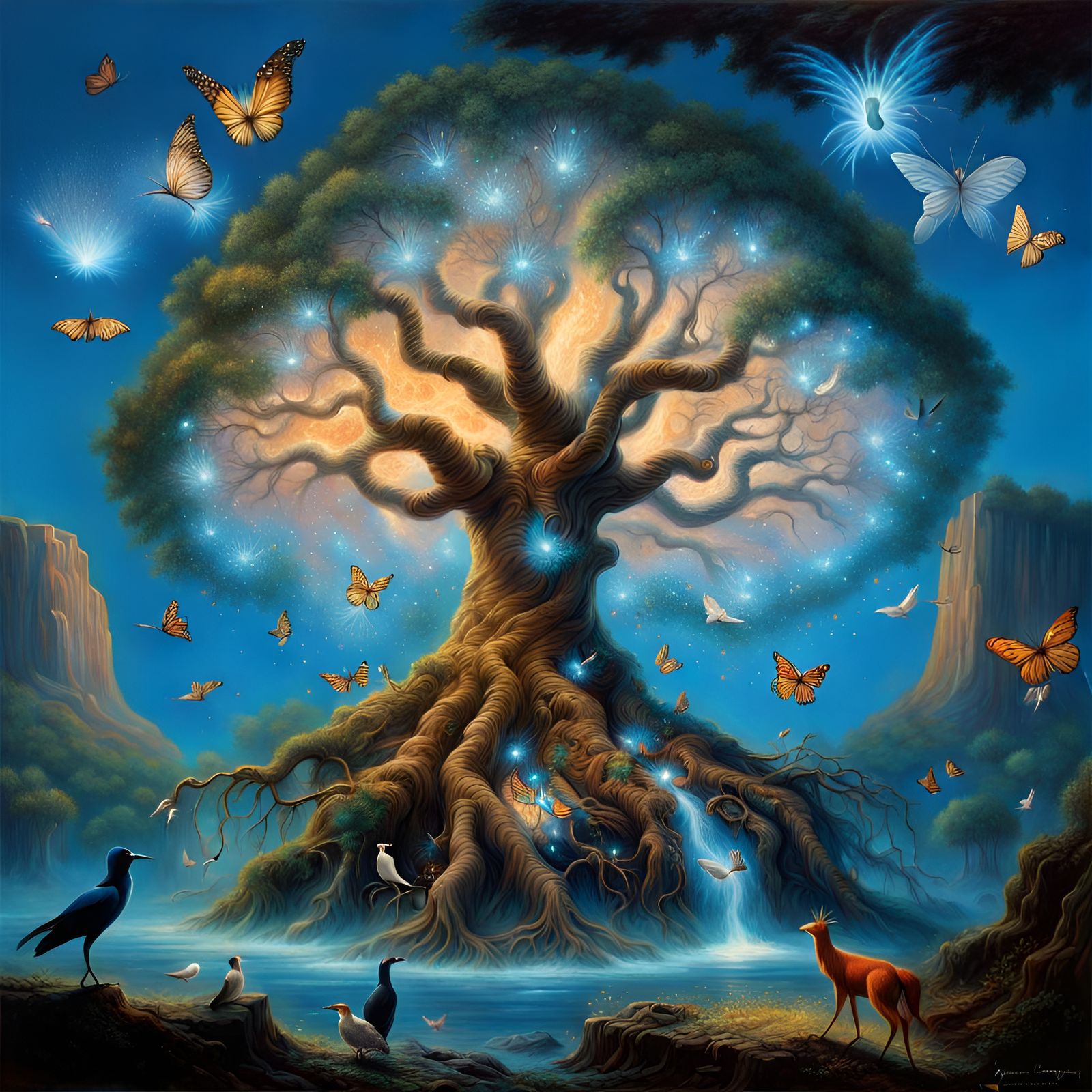 magical Tree of life from avatar movie with no humans in the picture ...