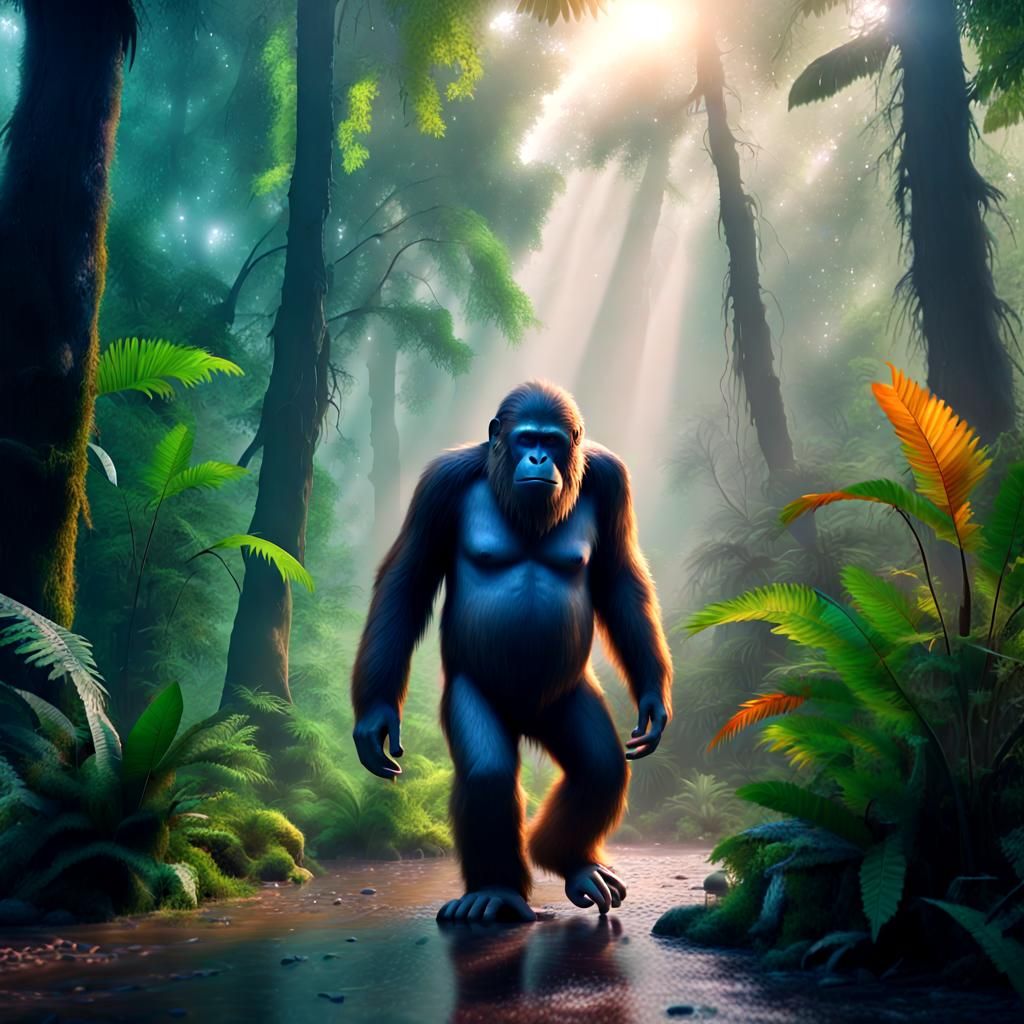 Bigfoot - AI Generated Artwork - NightCafe Creator