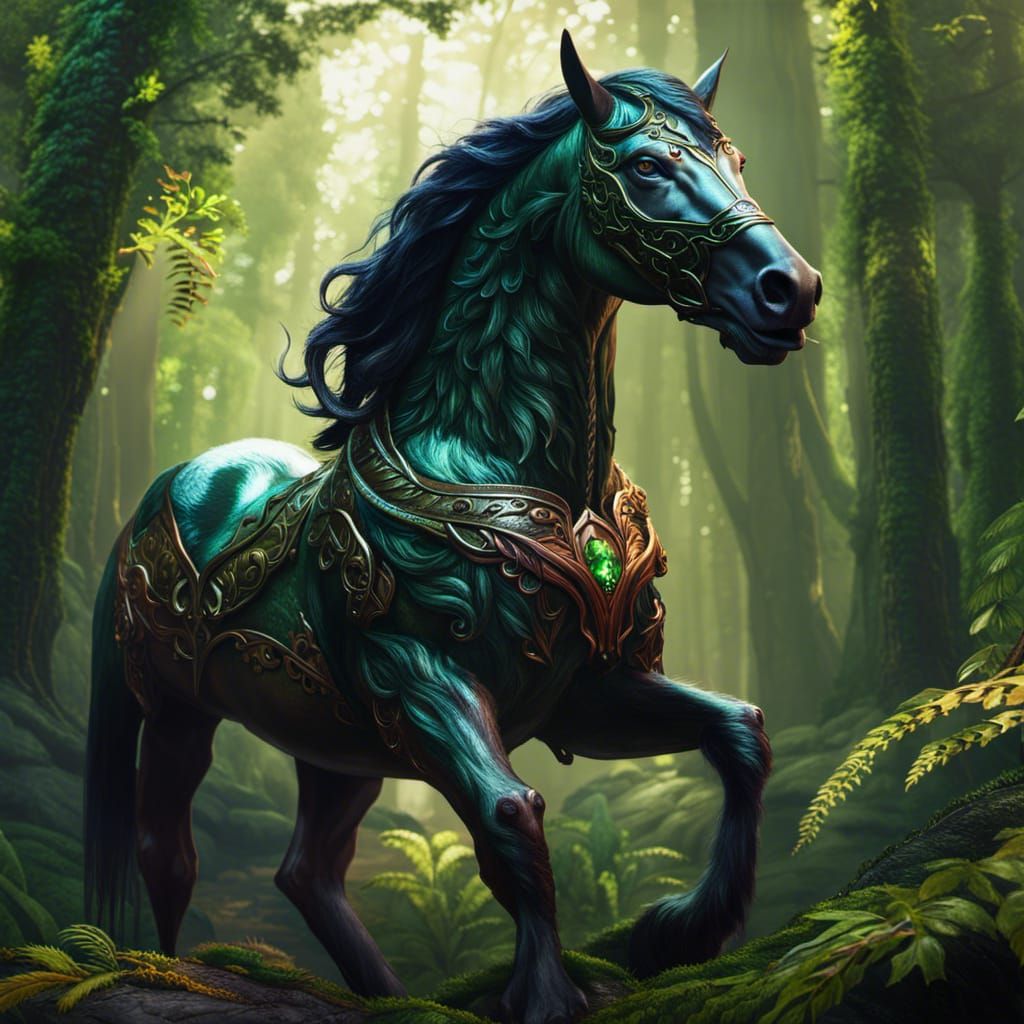 Fae Horse - AI Generated Artwork - NightCafe Creator