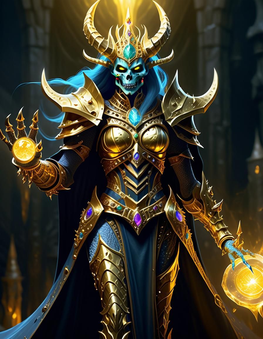 Queen Lich - AI Generated Artwork - NightCafe Creator