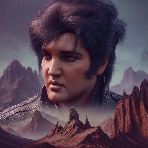 Elvis presley - AI Generated Artwork - NightCafe Creator