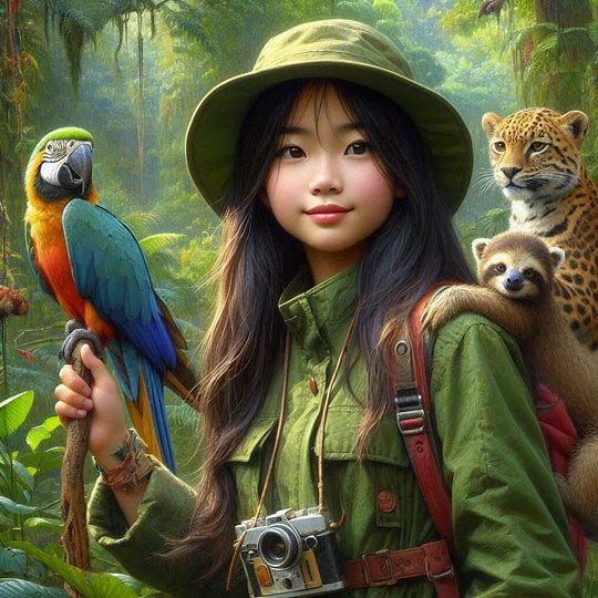 rainforest scene - AI Generated Artwork - NightCafe Creator