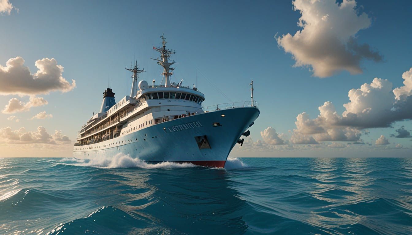 an Atlantean coming up for a breath of air off the shore of the Bahamas ...