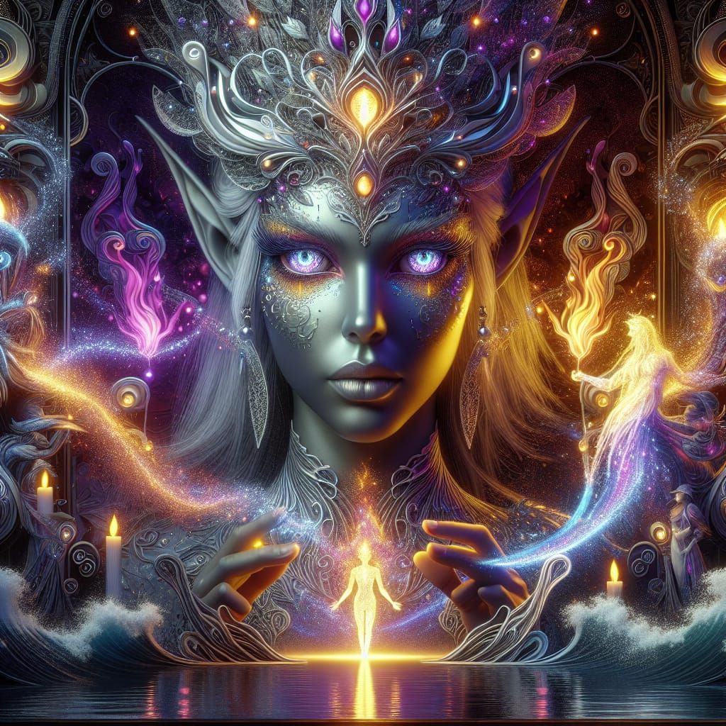 queen elf - AI Generated Artwork - NightCafe Creator