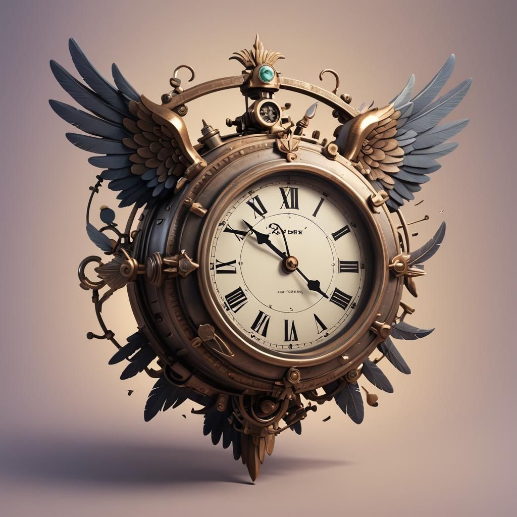 Time flys - AI Generated Artwork - NightCafe Creator