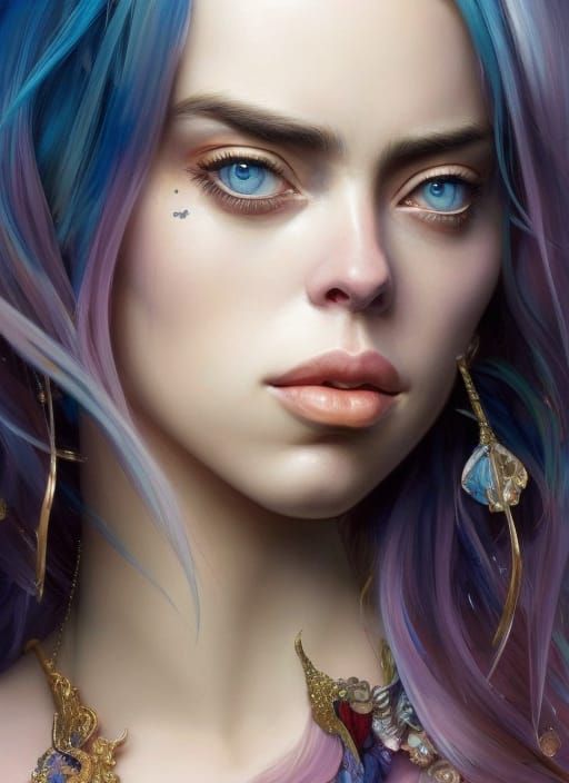 Billie Eilish - AI Generated Artwork - NightCafe Creator